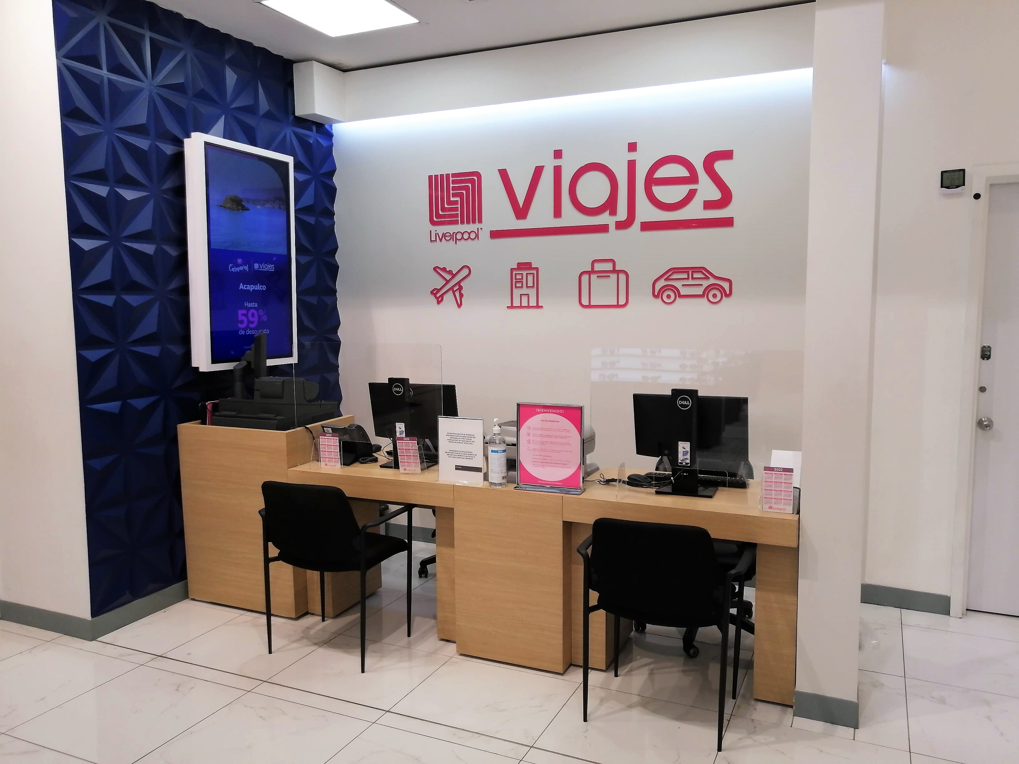 Liverpool Viajes 800 2281075 y Sucursales