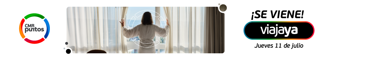 Canjea tus CMR Puntos por viajes con el Viaja Ya | Viajes Falabella