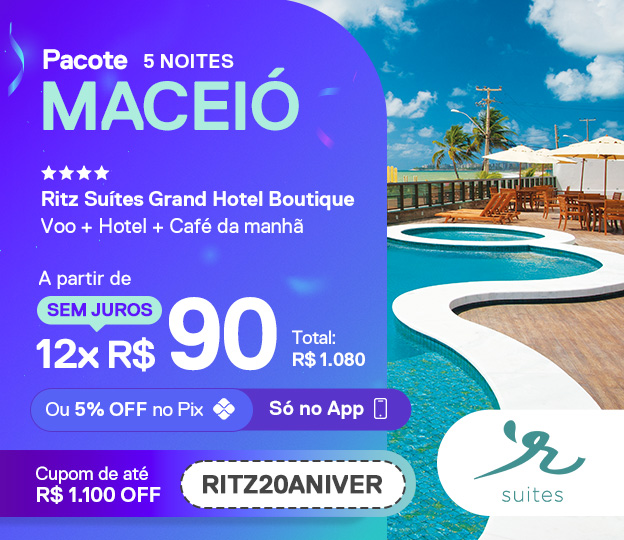 Pacotes de Viagens em até 6x sem juros no Site ou 12x no APP | Decolar